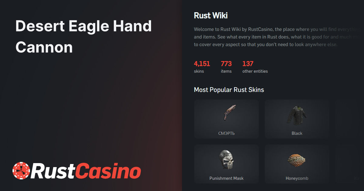 Desert Eagle | Hand Cannon - CSGO Skin Price & Details