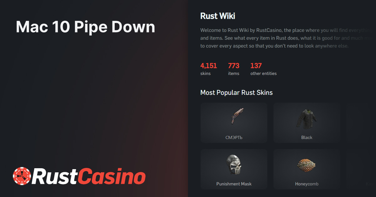 MAC-10 | Pipe Down - CSGO Skin Price & Details