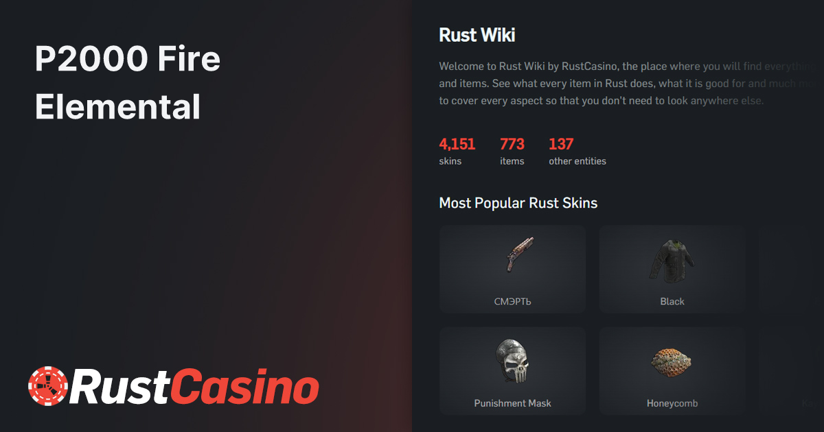 P2000 | Fire Elemental - CSGO Skin Price & Details