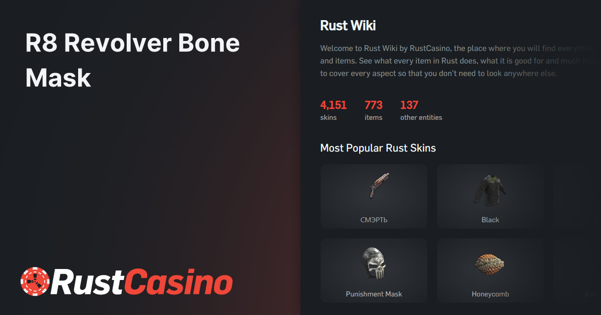 R8 Revolver | Bone Mask - CSGO Skin Price & Details