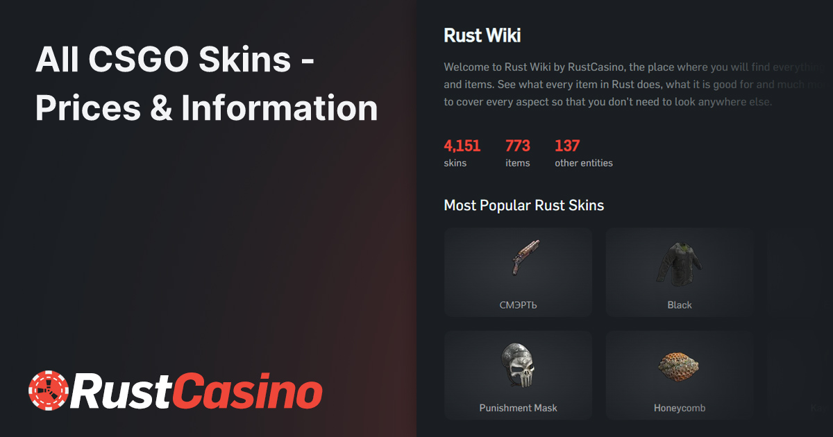 All CSGO Skins - Prices & Information