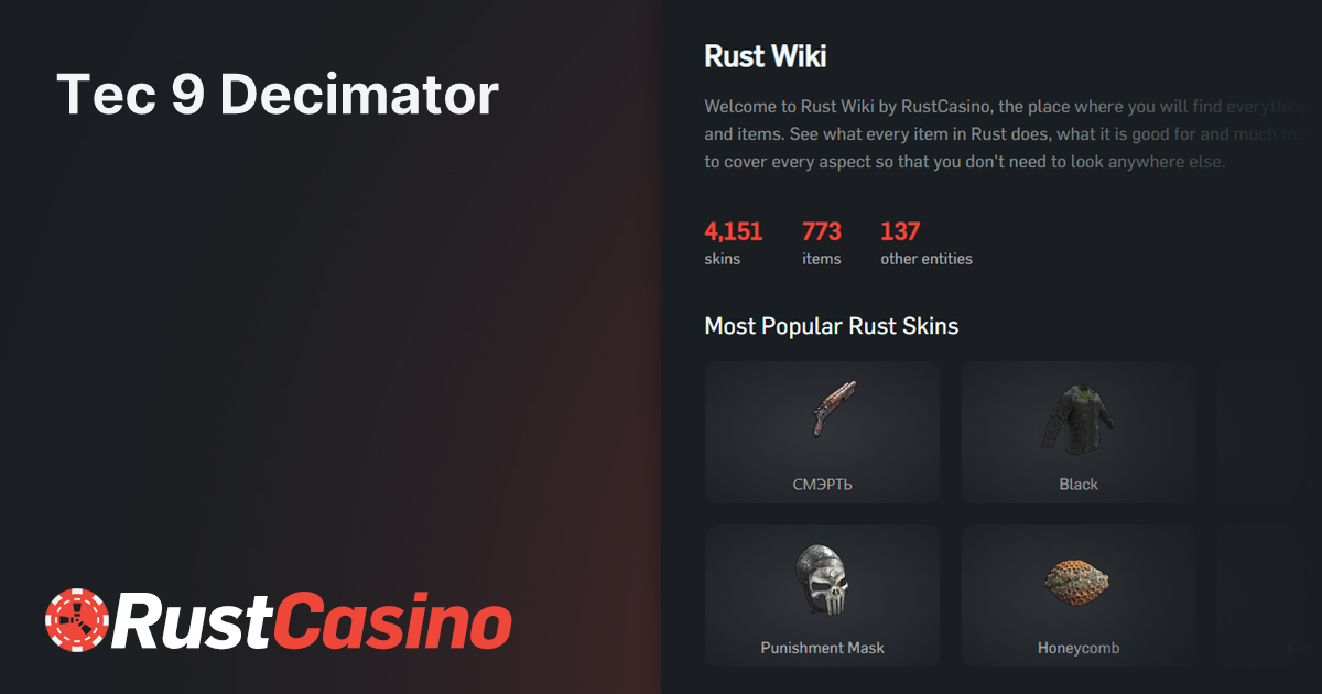 Tec-9 | Decimator - CSGO Skin Price & Details