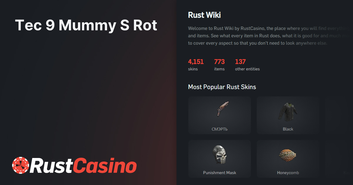 Tec-9 | Mummy's Rot - CSGO Skin Price & Details