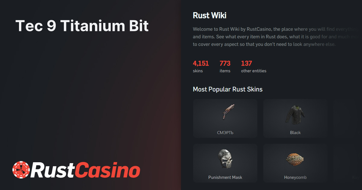 Tec-9 | Titanium Bit - CSGO Skin Price & Details