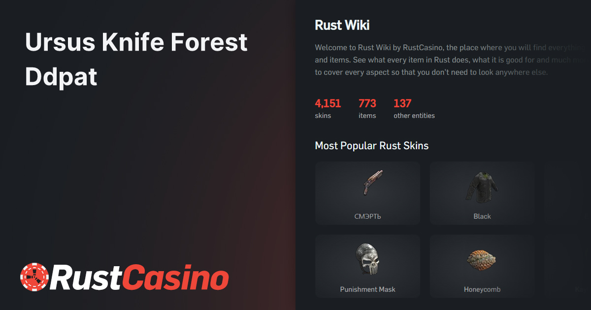 Ursus Knife | Forest DDPAT - CSGO Skin Price & Details
