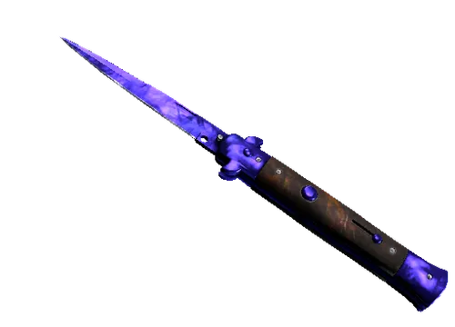 Stiletto Knife | Doppler Sapphire - CSGO Skin Price & Details